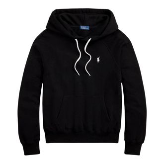 Ralph Lauren Femme, Sweatshirts et sweats &agrave; capuche, Noir, Taille: 40 FR SweaT-shirt &agrave; Capuche en M&eacute;lange de Coton
