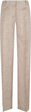 Ermanno Scervino Pantalon large - Femme - Pantalons - Beige - Taille: 36 FR