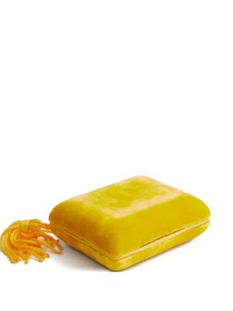 Sophie Bille Brahe Lily Limo Schmuckschatulle aus Samt - Gelb