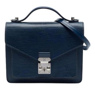Louis Vuitton Pre-owned Monceau Sac bandouli&egrave;re - Femme - Pre-owned - Bleu - Taille: ONE Size
