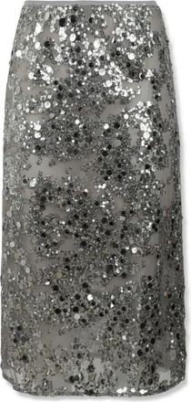Baum Und Pferdgarten Femme, Jupes, Gris, Taille: 38 FR Shania Midi Skirt