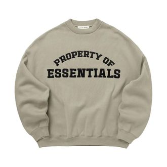 Fear of God Homme, Sweatshirts et sweats &agrave; capuche, Beige, Taille: S Property Lounge Crewneck