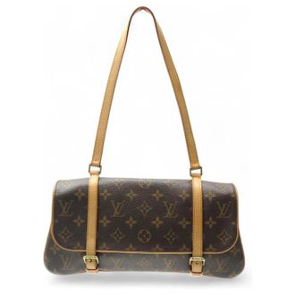 Louis Vuitton Crossbody Bags - LOUIS VUITTON MARELLE MM M51157 MONOGRAMM CANVAS H - Gr. unisize - in Braun - f&uuml;r Damen