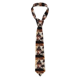 Generic Cravate Pour Homme Plage Tropicale, Coucher De Soleil Sur Les Palmiers, Mer Tropicale Classique Cravates &Eacute;l&eacute;gant Cravate Pour Hommes Pour &Eacute;v&eacute;nements T