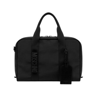 Moschino unisex, Sacs, Noir, Taille: ONE Size Sac de voyage &agrave; main en nylon Cordura