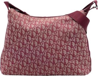 Dior Sac bandouli&egrave;re Trotter Monogram Pre-owned - Femme - Pre-owned - Rouge - Taille: ONE Size