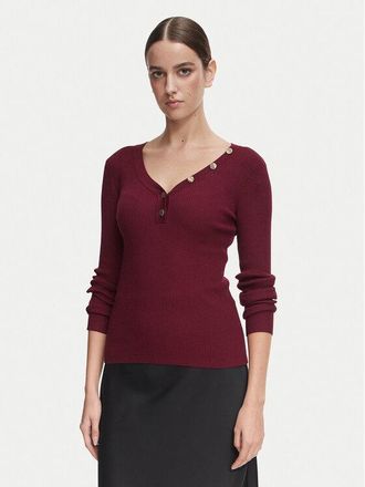 Morgan Bluse 261-MBANBIN Dunkelrot Slim Fit