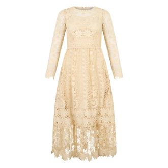 Red Valentino Elegantes langes Kleid - - Dresses - Damen - Beige - 3XS
