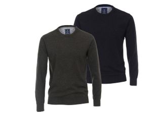 Redmond Rundhalspullover Pullover (1-tlg) hochwertige Qualit&auml;t mit Rundhals-Ausschnitt im 2er Pack