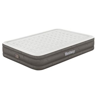 Bestway Fortech Luftbett mit integrierter Elektropumpe Double XL/Lo 203 x 152 x 36 cm