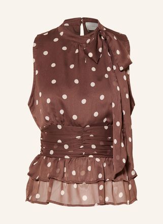 Neo Noir Neo Noir Blusentop Ansol Mit Schluppe braun