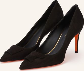 Santoni Pumps Sibil schwarz