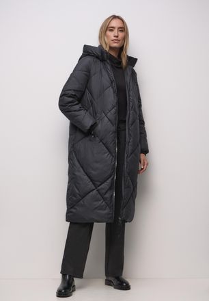 Street One Steppjacke STREET ONE, Damen, Gr. 44, obsidian blau, Stoff, Obermaterial: 100% Polyester; Futter: 100% Polyester; F&uuml;llung: 100% Polyester, unifarben, 