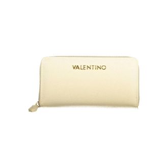 Mario Valentino Femme, Accessoires, Beige, Taille: ONE Size Portefeuille Beige avec Plusieurs Compartiments