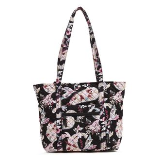 Vera Bradley Damen Baumwolle Kleine Vera Tote Bag, Botanisches Paisleymuster, Einheitsgröße