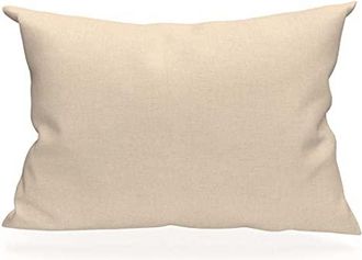 Soleil d'Ocre Soleil dOcre 554828 Taie dOreiller US 57 Fils Coton Uni Ecru 50 x 75 cm