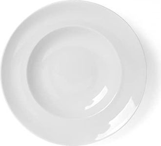 Holst Porzellan PB 027 Porzellan Teller tief 27 cm Klassik Weiß 27 x 27 x 5,6 cm 6 Stück