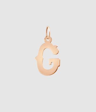 Vanrycke Pendentif Lettrine Or Rose
