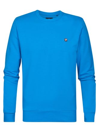 Petrol Industries Herren Sweatshirt - Regular Fit - Rundhalsausschnitt - Pullover - Herrenbekleidung - Blau - L