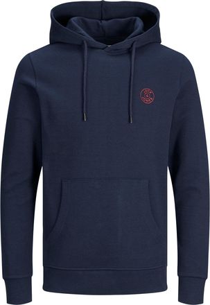Jack & Jones Herren Jjebasic Logo Noos Hooded Sweatshirt, Navy Blazer, XXL EU