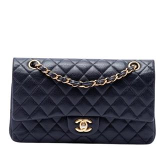 Chanel Pre-owned Double Flap Shoulder Bag - - Pre-owned - Damen - Blau - ONE SIZE