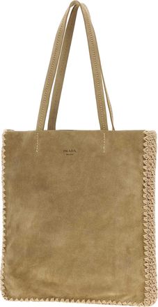 Prada Milano Shoulder Bag - Beige