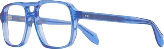 Cutler and Gross unisex, Accessoires, Bleu, Taille: 57 MM 1394 Aviator Opticals