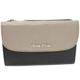 Miu Miu Portefeuille en cuir Pre-owned - Femme - Pre-owned - Multicolore - Taille: ONE Size