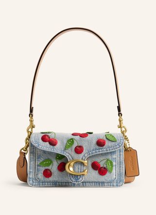 Coach Schultertasche Tabby blau