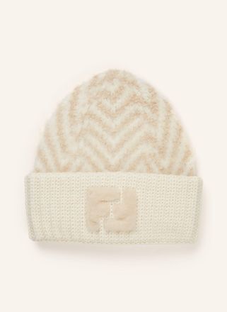 Fendi M&uuml;tze Mit Alpaka weiss