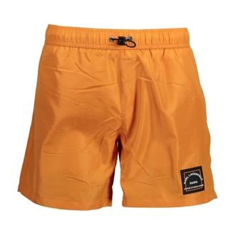 Karl Lagerfeld Homme, Maillots de bain, Orange, Taille: S Costume DE Plage Partie Basse Homme Orange