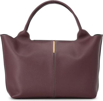 Tod's Tods Crossbody Bags - Shopper aus Leder Medium-Small - Gr. unisize - in Rot - f&uuml;r Damen