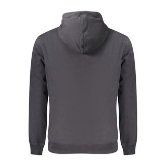 Napapijri Logo Appliqu&eacute; Hoodie Sweatshirt - Black