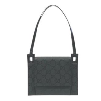 Gucci Pre-owned Vintage GG Canvas Shoulder Bag - Femme - Pre-owned - Noir - Taille: ONE Size