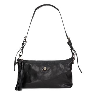 Vivienne Westwood Umh&auml;ngetasche Emma - - Bags - Damen - Schwarzk - ONE SIZE