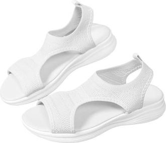 Generic Sandales Femme &eacute;t&eacute; Confortable Orthop&eacute;dique Bout Ouvert Chaussures Antid&eacute;rapant Respirantes D&eacute;Contract&eacute;Es Sandales de Plage Leger Boho Platform Sandal