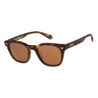 Superdry Zeitlose runde Sonnenbrille - - Accessories - unisex - Braun - ONE SIZE
