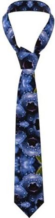 Generic Cravate Pour Homme Myrtilles Tendance Cravates Fine Cravate Pour Hommes Pour L&Eacute;cole Accessoires &Eacute;v&eacute;nements