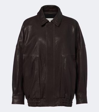 Nour Hammour Oversize Blouson Dalma aus Leder