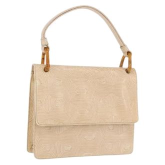 Prada Sac &agrave; main vintage doccasion - Femme - Pre-owned - Beige - Taille: ONE Size