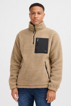 Blend Fleecejacke BHTotto L&auml;ssiger Troyer in Teddy-Optik