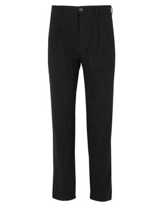 8 by YOOX SEERSUCKER PLEATED TROUSERS