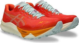 Asics Homme Fuji Speed 3 Sneaker, Nova Orange/Pure Aqua, 40.5 EU