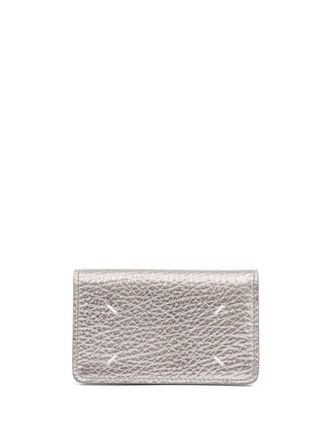 Maison Margiela Kartenetui mit Ziern&auml;hten - Silber