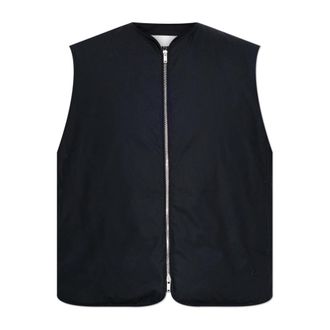 Jil Sander Daunenweste - - Jackets - Herren - Blau - L
