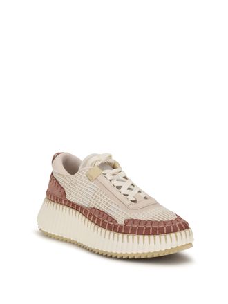 Chlo&eacute; Womens Nama Sneakers Straw Beige