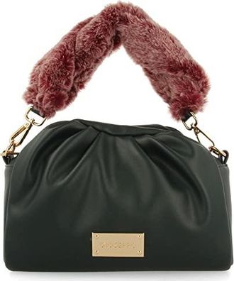 Gioseppo SAC VERT À FRONCES ET LANIÈRE EN FOURRURE - GRAVDAL