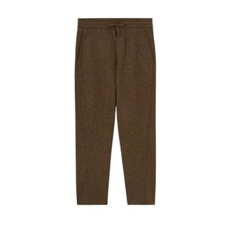 Loro Piana Braune Jerseyhose mit Seitenschlitz - - Trousers - Herren - Braun - XL