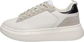 Liu Jo Baskets Homme 7G5015P0304 Couleur Milk/Black S1411, Milk Black, 42 EU