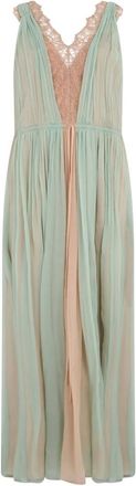 Alberta Ferretti Femme, Robes, Multicolore, Taille: 42 FR &Eacute;l&eacute;gante robe longue d&eacute;collet&eacute;e pour occasions sophistiqu&eacute;es
